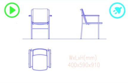 Chair CAD drawings | AppisCAD