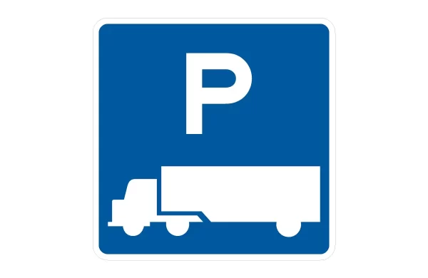 Truck Parking Sign CAD Block - MUTCD D9-16 | AppisCAD