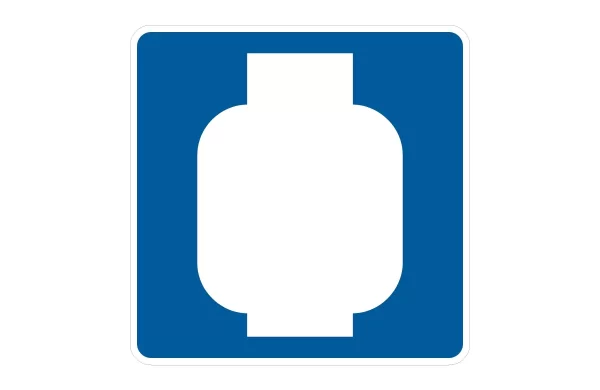 Propane Sign CAD Block - MUTCD D9-15 | AppisCAD