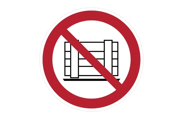 Do Not Obstruct Sign CAD Block - ISO 7010 P023 | AppisCAD